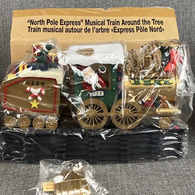 NORTH POLE EXPRESS MUSICAL Train Set NOS $42.34 - PicClick AU