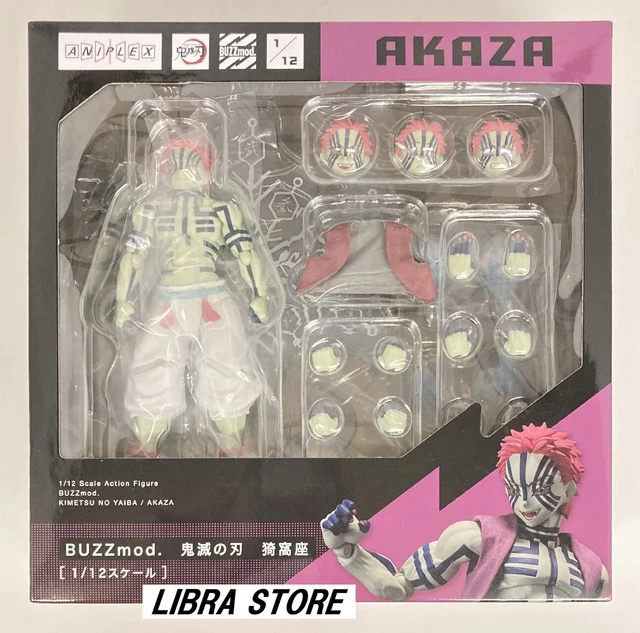 RARE DEMON SLAYER BUZZmod. Akaza Figure 1/12 from JAPAN £139.02 ...