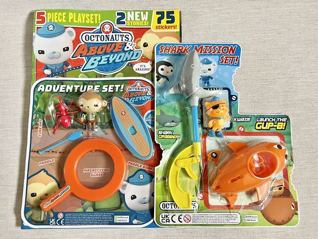 OCTONAUTS MAGAZINE BUNDLE Paani Figure Ant Kwazii GUP B Shark Toys Back ...