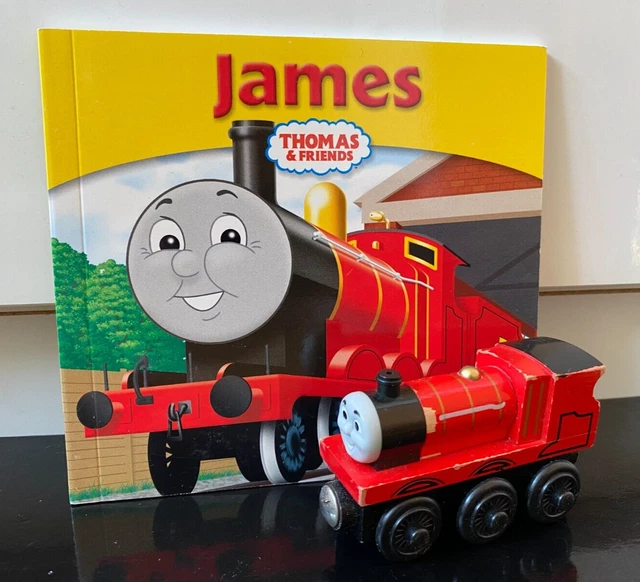 THOMAS THE TANK Engine & Friends James Wooden Toy Train + NEW Story ...
