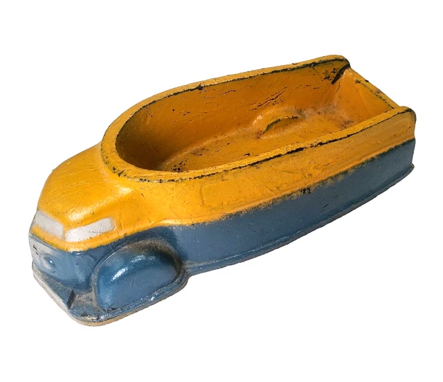 VINTAGE 1930'S SUN Rubber Co Streamline Art Deco Yellow Delivery Truck ...