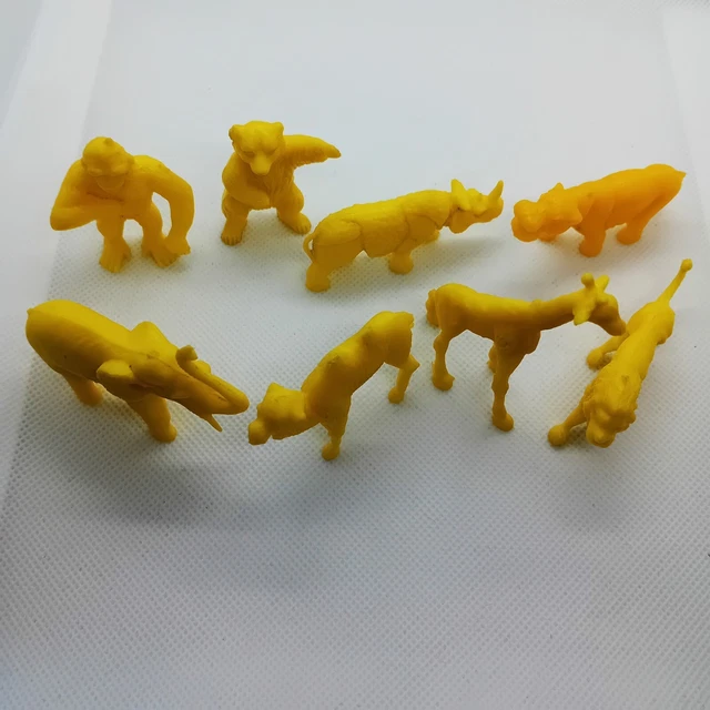 KELLOGGS COCO KRISPIES Yellow Zoo Animals full Set of 8 Cereal Figures ...