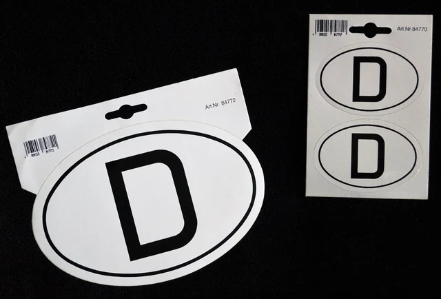 D SCHILD AUFKLEBER Deutschland 2Var. und Tankdeckel Aufkleber Auto ...