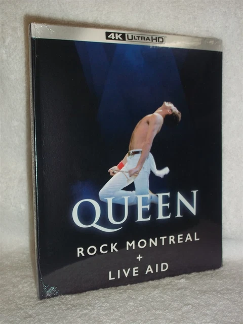 QUEEN ROCK MONTREAL + Live Aid (4K/Blu-ray, 2024, 2 discos) NUEVO ...