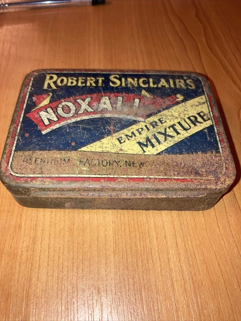 ROBERT SINCLAIR'S NOXALL Empire Mixture Tin 1940s Tobacco Cigarettes ...