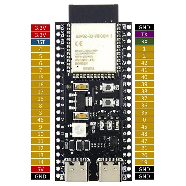 ESP32 S3 DEVKITC1 Scheda Ideale per Sviluppo IoT e Programmazione Micropitoni EUR 16,19 ...