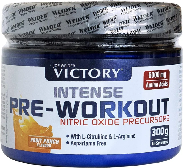 WEIDER PRE WORKOUT. Fruit Punch, 300g. Combination of citrulline and ...