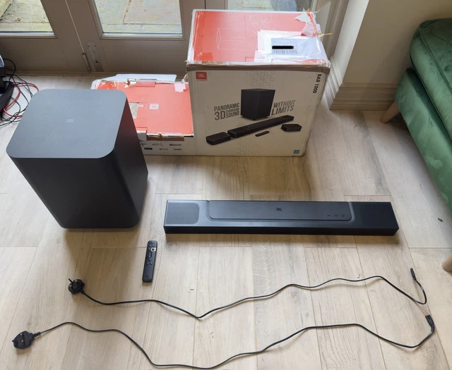 JBL BAR 1000 7.1.4 Wireless Sound Bar with Dolby Atmos - No Rear ...