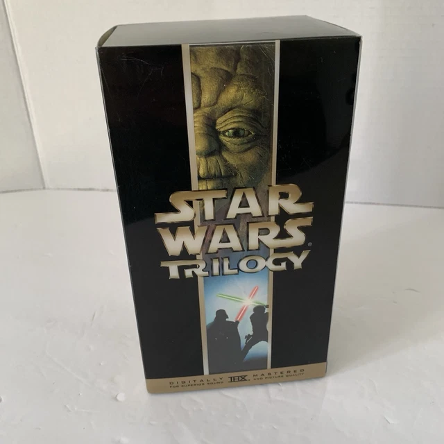 STAR WARS ORIGINAL Trilogy THX Digitally Remastered VHS Box Set 2000 £ ...