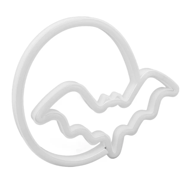 NEON SIGNS MOON And Bat LED Neon Lights USB Battery Powered For Wall ...