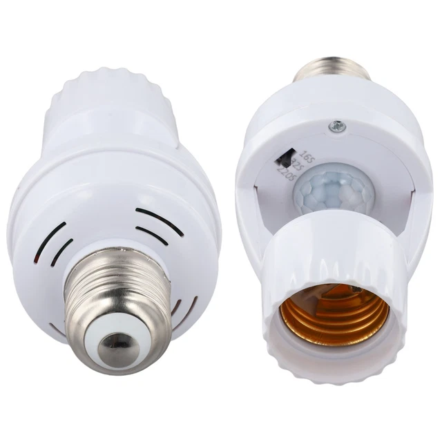 SMART MOTION SENSOR Lamp Holder with E27 Socket for Auto LED Switching ...