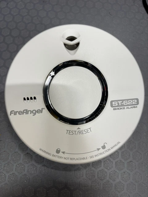 FIREANGEL ST-622T THERMOPTEK Smoke Alarm with 10 Year Lithium Battery ...