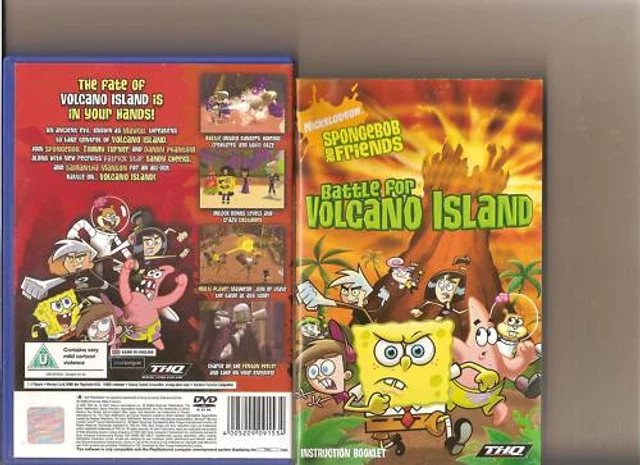 SPONGEBOB AND FRIENDS BATTLE FOR VOLCANO ISLAND Playstation 2 PS2 £4.99 ...