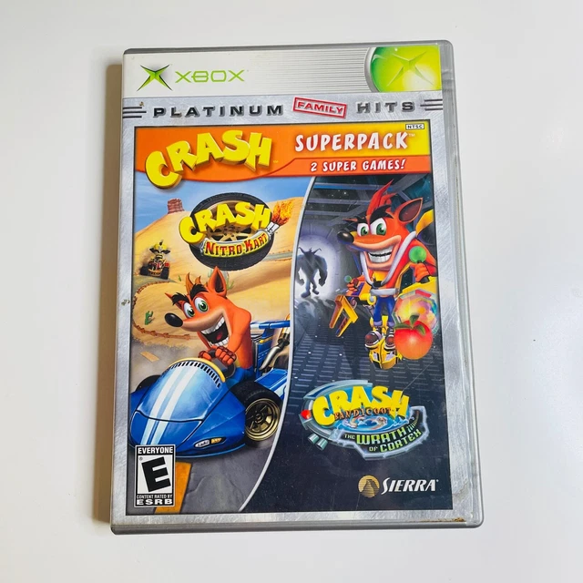 CRASH SUPERPACK (MICROSOFT Xbox, 2005) Case Only, No Game! $7.99 ...