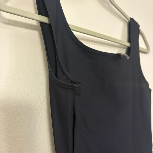 MAIDENFORM XL BLACK Slip Dress Firm Control Full Body Shapewear Cl £17. ...