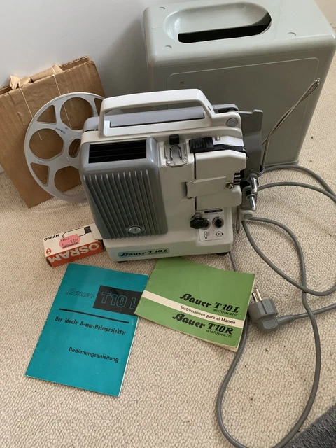 FILMPROJEKTOR, BAUER T 10L TW10S mit Koffer, funktioniert sehr gut! EUR 80,00 - PicClick DE