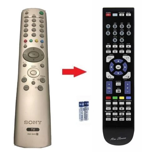 REPLACEMENT DEDICATED REMOTE Control For Sony Trinitron CRT TV RM-949 ...
