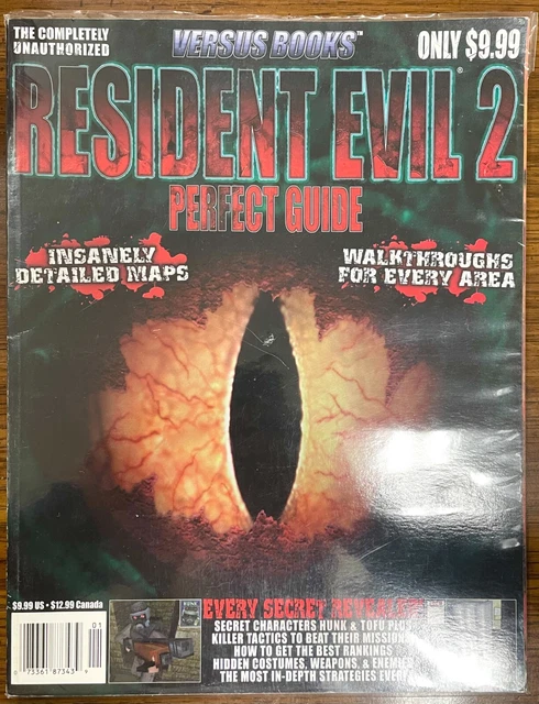 RESIDENT EVIL 2 Official Perfect Guide - Versus Books Volume 4/1997 EUR ...