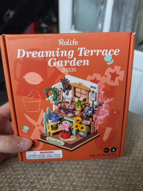 DOLLS HOUSE DIY Kit - Dreaming Terrace Garden - Assembly Required. £8. ...