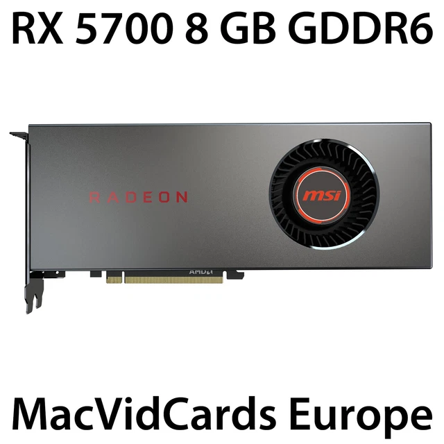 MACVIDCARDS AMD RADEON RX 5700 8 GB GDDR6 for Apple Mac Pro with BOOT ...