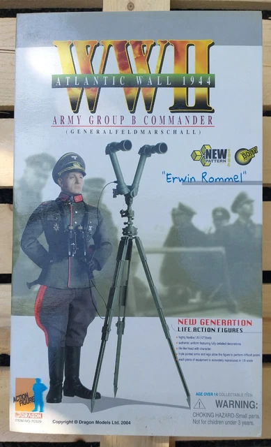 DRAGON 1/6 - Action Figure - Generalfeldmarschall Erwin Rommel EUR 110 ...