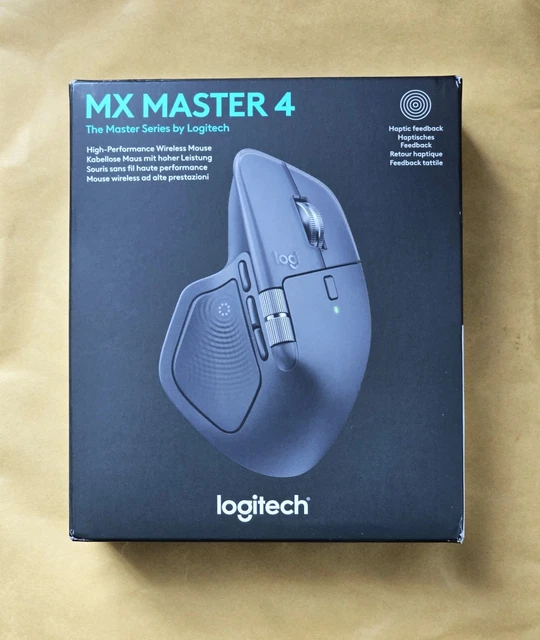 LOGITECH MX MASTER 4 High Performance Wireless Mouse New & Sealed £109. ...