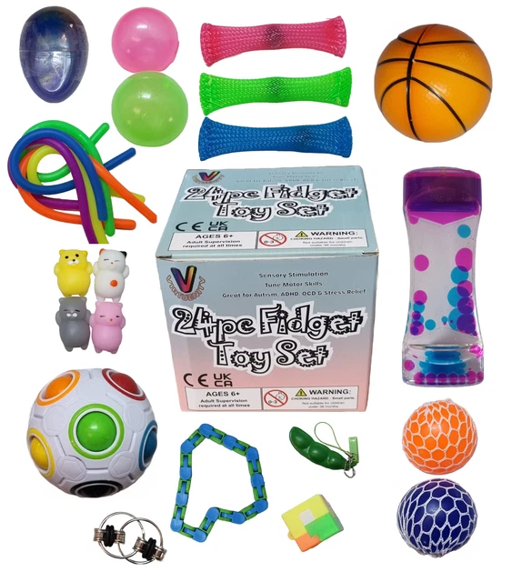 SENSORY FIDGET TOY Set for Autism, Sensory Needs, ADHD, Stress Relief & Anxiety £16.99 - PicClick UK