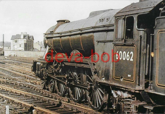 RAILWAY PHOTO LNER A3 60062 Minoru Gresley Pacific Loco £3.75 - PicClick UK