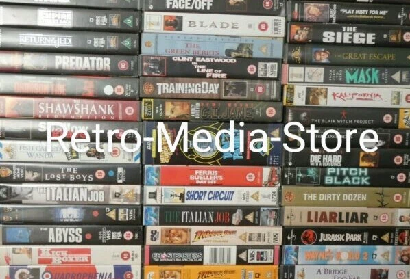 (D) VHS VIDEO Tape Films - Multi Buy Discount £2.50 - PicClick UK