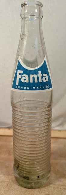 VINTAGE FANTA COCA Cola Soda Pop Bottle Original Ribbed Glass ...