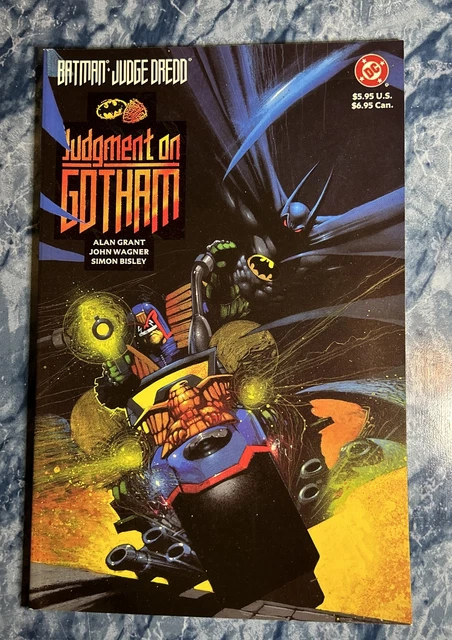 BATMAN JUDGE DREDD: Judgement on Gotham graphic novel DC Comics 1991 ...