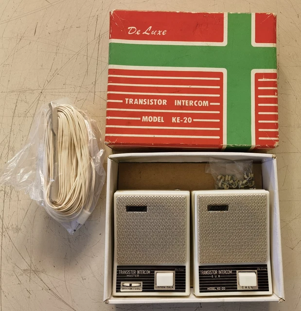 ANTIK HOMER DE Luxe Transistor Intercom Model KE-20 Bj. 1970 EUR 5,00 ...
