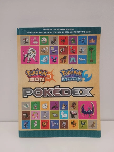 POKÉMON SUN MOON The Official Alola Region Pokédex Postgame Adventure ...