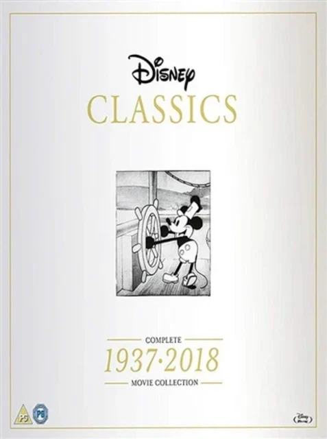 DISNEY CLASSICS COMPLETE 1937-2018 Movie Collection 55 Discs Blu-ray ...