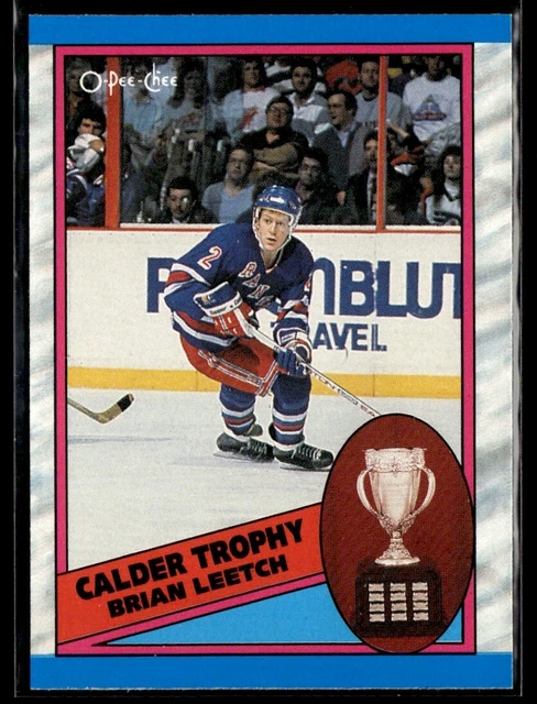 1989-90 O-PEE-CHEE CALDER Trophy #321 Brian Leetch recrue Rangers de New York EUR 1,73 - PicClick FR