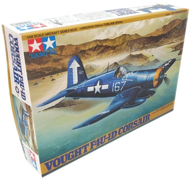 TAMIYA 1/48 VOUGHT F4U-1D Corsair Flugzeug Modellbausatz 61061 TC EUR 24,53 - PicClick DE
