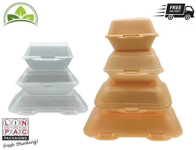 POLYSTYRENE DISPOSABLE TAKEAWAY Food Box Containers HB7/MP1 HP2 HP6 ...