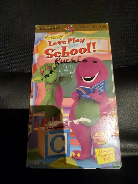 VHS BARNEY - Lets Play School (VHS, 1999) EUR 8,40 - PicClick IT VHS BARNEY - Lets Play School (VHS, 1999) EUR 8,40 - PicClick IT