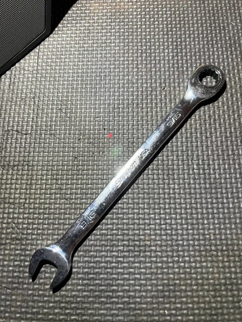SNAP ON TOOLS AF spanner new logo rare 9/16 straigh ratchet spanner ...
