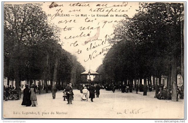 45 ORLEANS - le mail, le kiosque a musique EUR 4,00 - PicClick FR