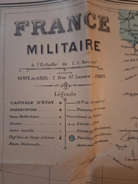 CARTE MILITAIRE FRANCE Campagbe 1914. 1ere Guerre Mondiale EUR 30,00 ...