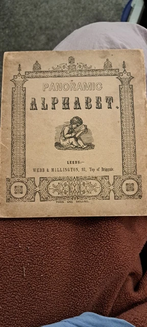 VICTORIAN PANORAMIC ALPHABET Fold Out Book EUR 11,70 - PicClick IT