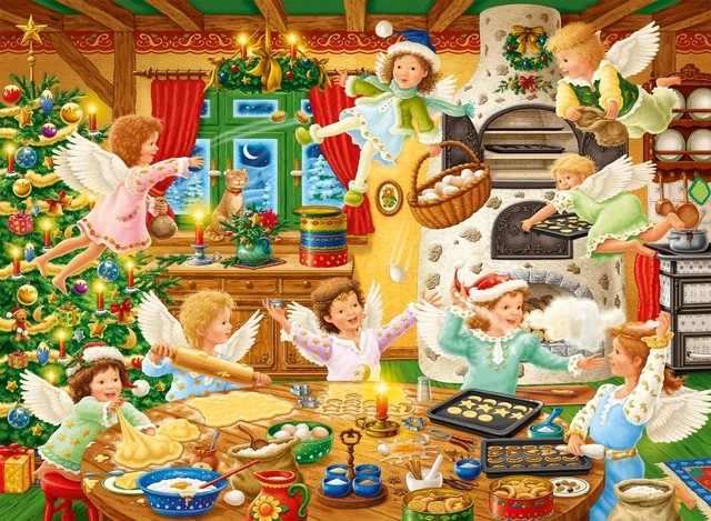 RAVENSBURGER JIGSAW PUZZLE Angel Bakery 100 Pieces XXL Kids £27.76 ...