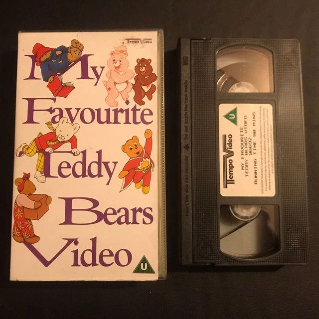 MY FAVOURITE TEDDY Bears Video - Hard To Find Tempo VHS £31.91 ...