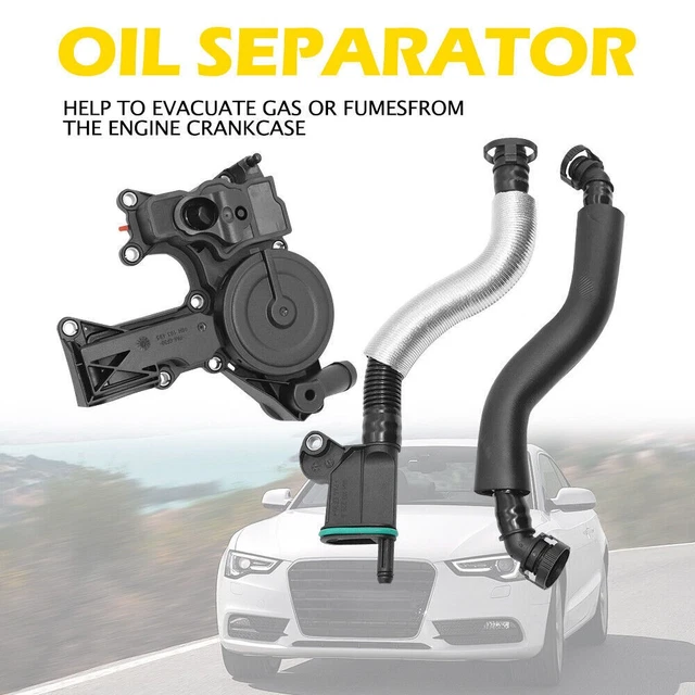 OIL SEPARATOR PCV Valve Kit For Audi A3 A4 Q5 TT VW Golf Passat Jetta ...