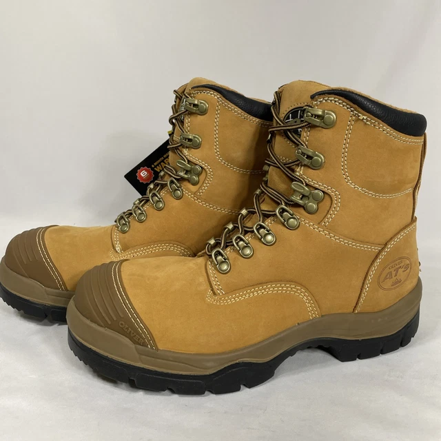 OLIVER AT'S ATS Wheat Leather Work Safety 6" Boot 55332 Steel Toe US ...