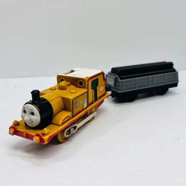 THOMAS & FRIENDS Trackmaster Stepney Train Engine + Troublesome Truck ...