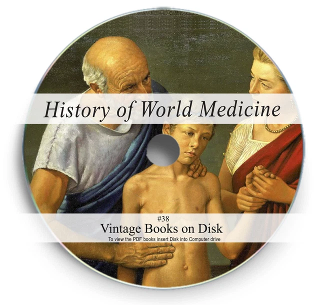 HISTORY OF MEDICINE Rare Antique Books on DVD Ancient Natural Cures ...