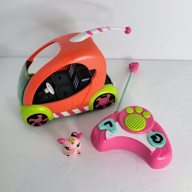 LITTLEST PET SHOP LPS Speedy Tails Remote Control Car RC #32860 Tested ...