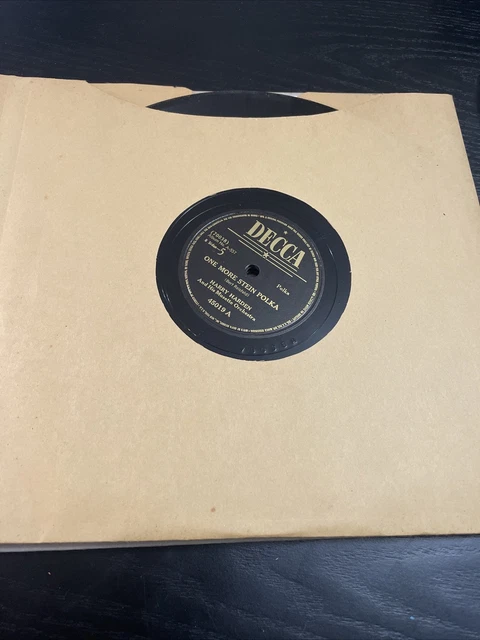 HARRY HARDEN AND His Musette Orchestra Polkas 4 10" 78 set Decca A-557 ...